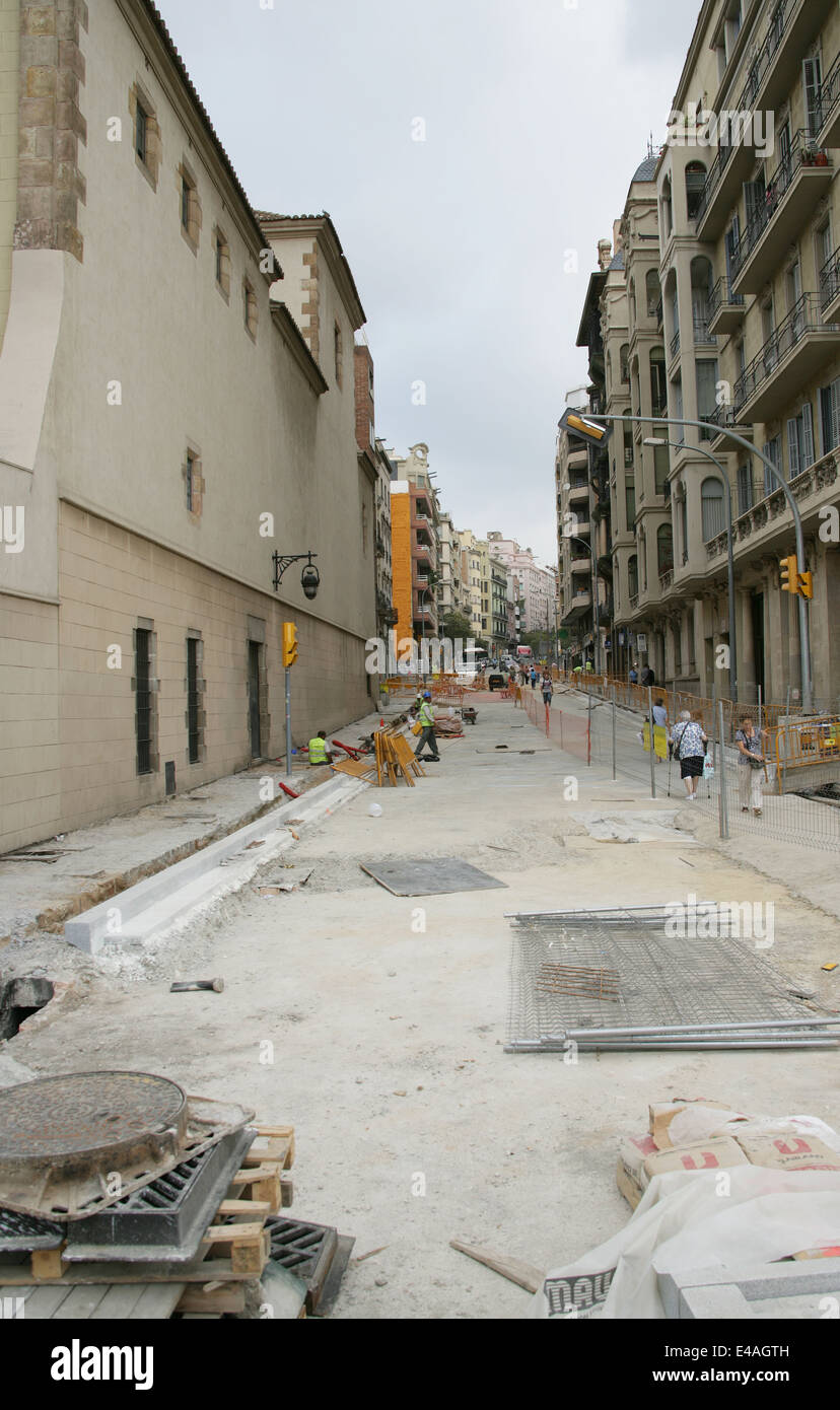 Road work construction hi-res stock photography and images - Alamy