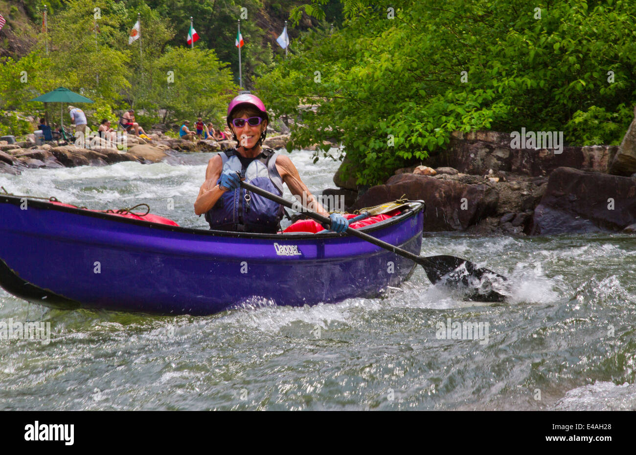 Whitewater canoe hi-res stock photography and images - Alamy