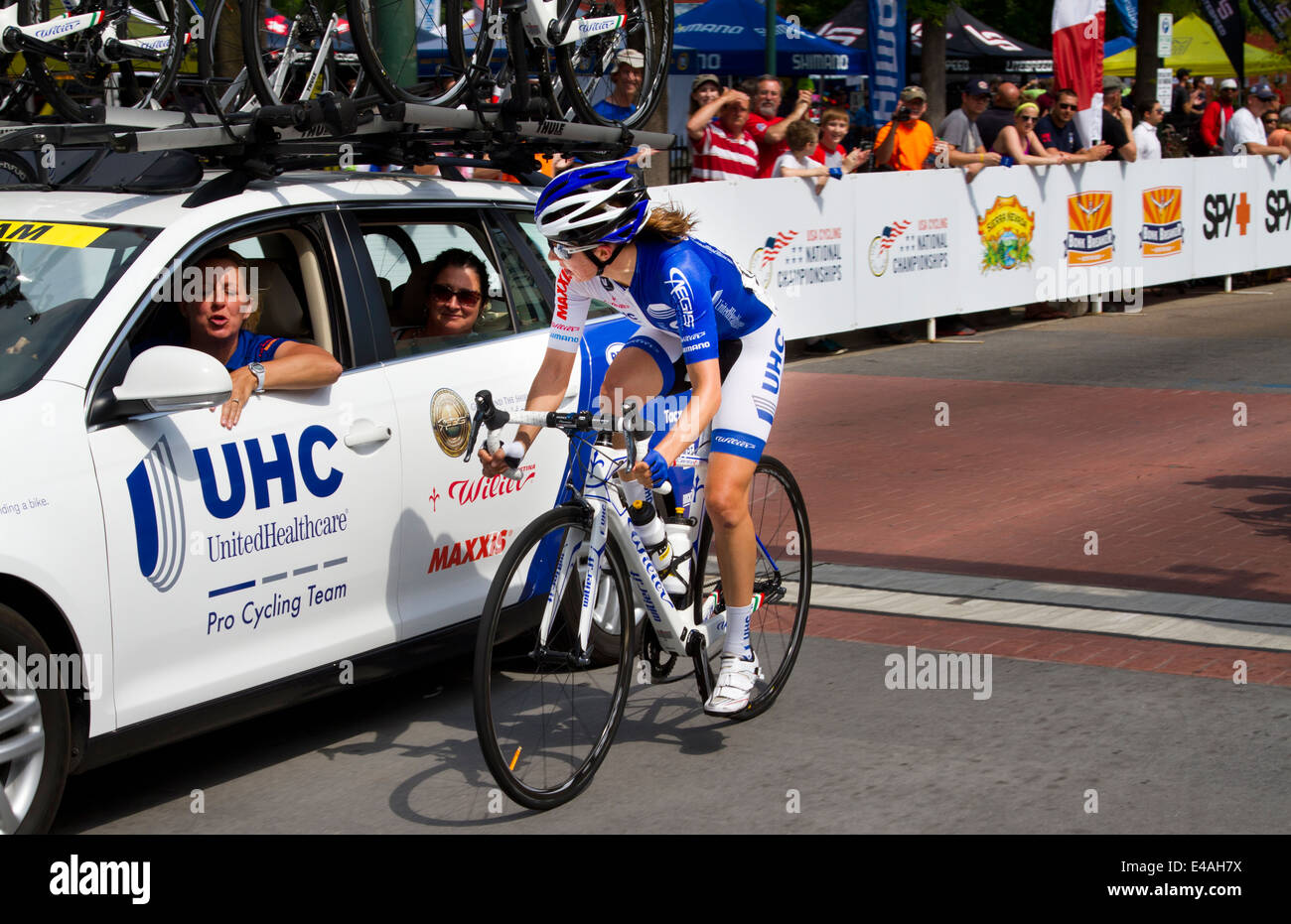 Womans division USA Cycling Nationals competition woman racer on ...