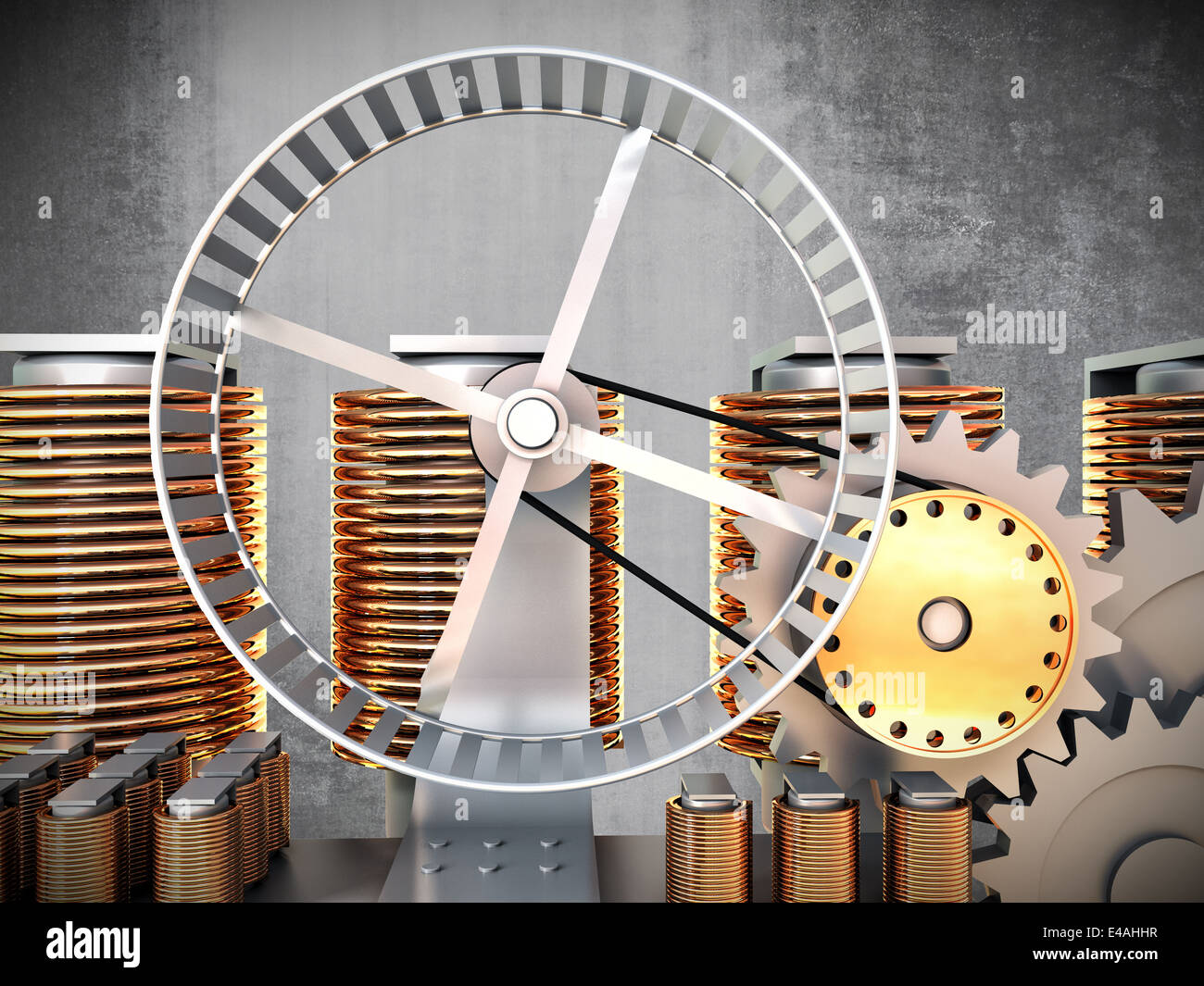 hamster wheel power 3d image Stock Photo - Alamy