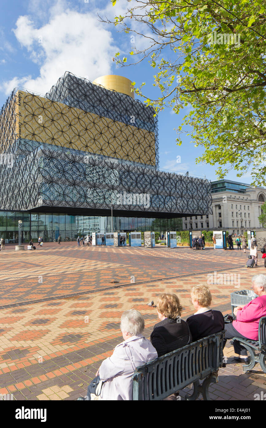 The Library of Birmingham, Centenary Square, Birmingham, England, UK ...