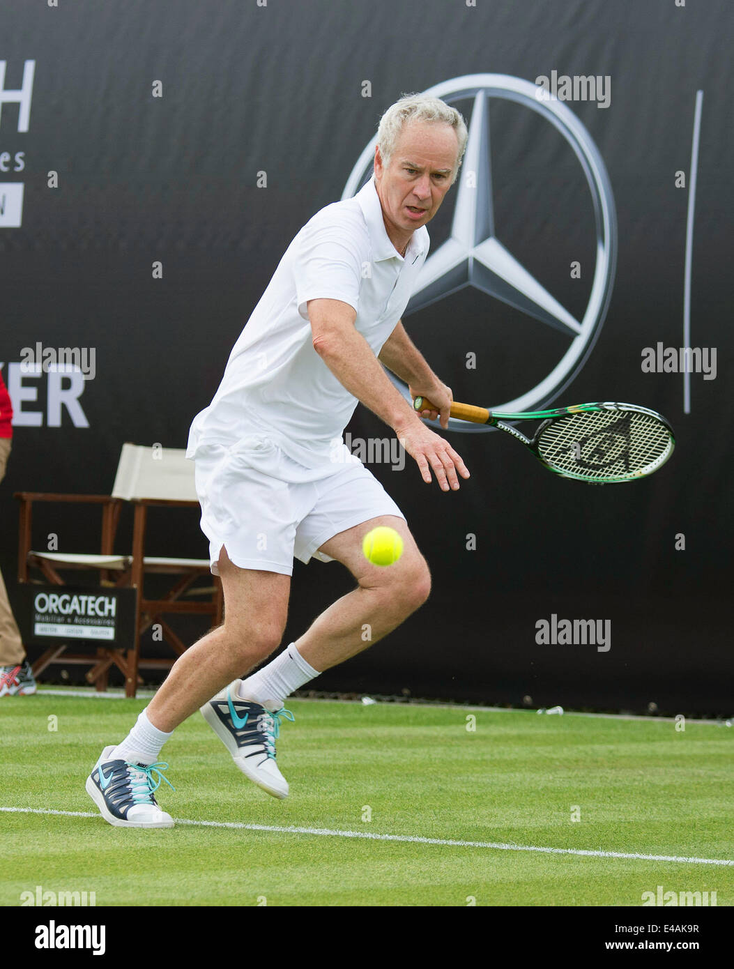 Stuttgart, Germany. 07th July, 2014. US tennis player John McEnroe in ...