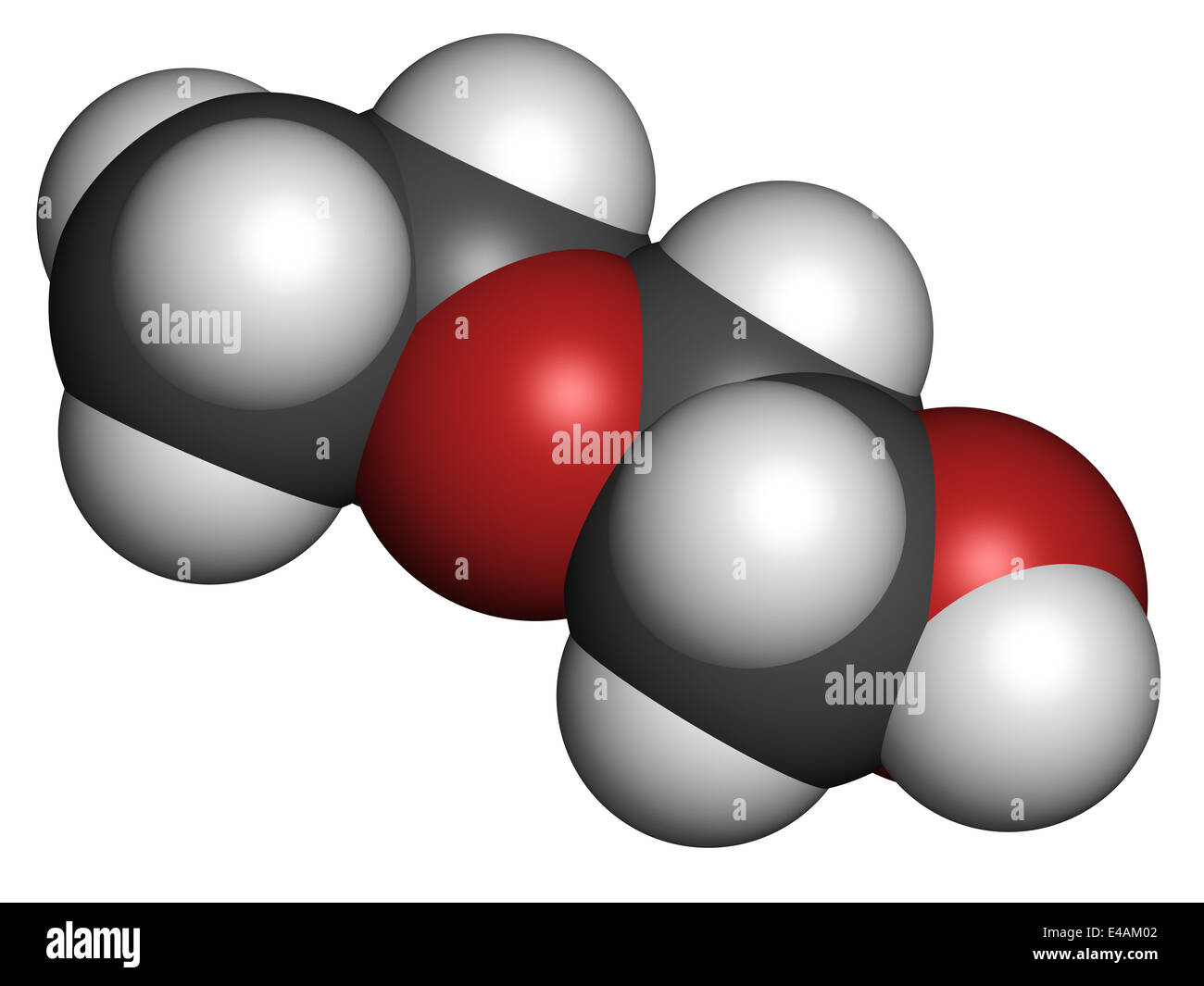 2-ethoxyethanol solvent molecule. Can dissolve many types of molecules ...