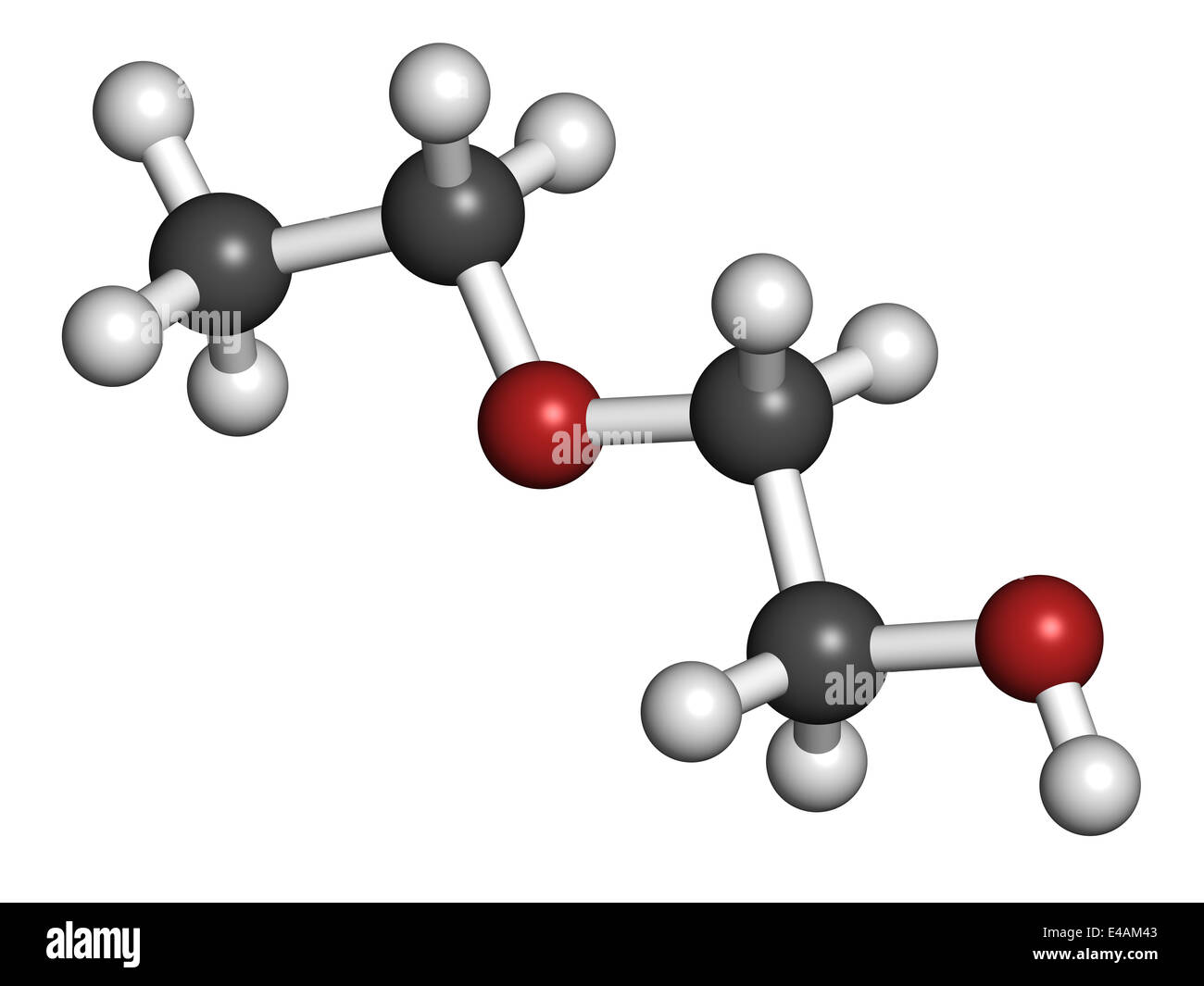 2-ethoxyethanol solvent molecule. Can dissolve many types of molecules ...
