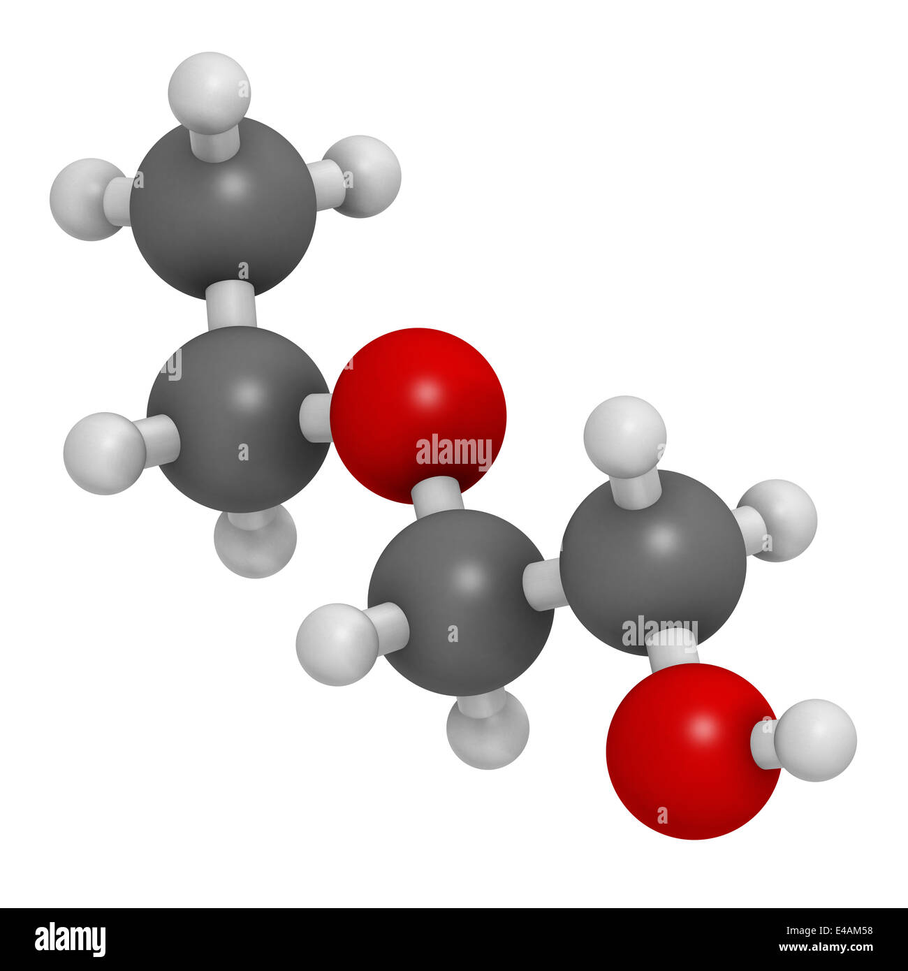 2-ethoxyethanol solvent molecule. Can dissolve many types of molecules ...