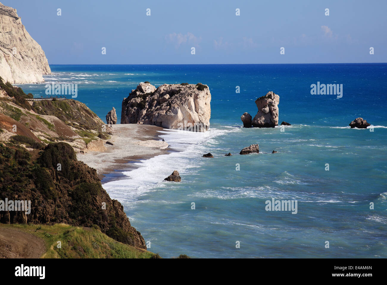 Rock of Aphrodite (Petra Tou Romiou) the birthplace of Aphrodite the ...