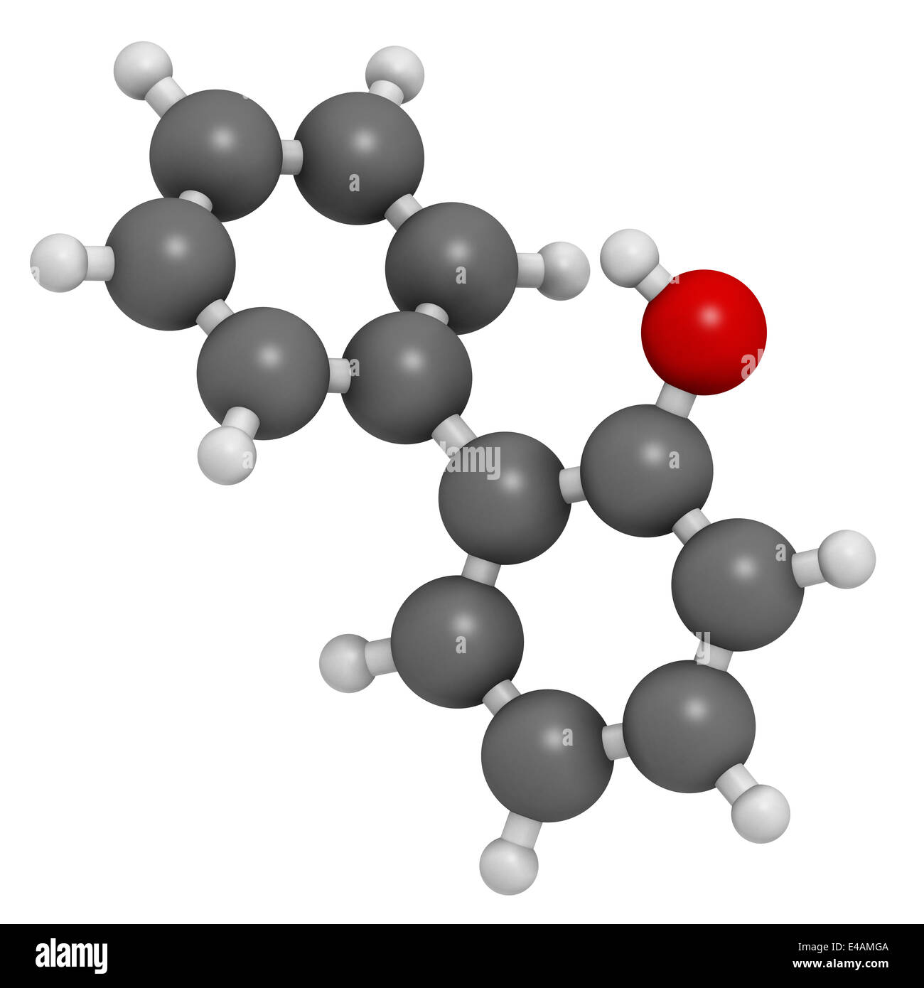 2-phenylphenol preservative molecule. Biocide used as food additive ...
