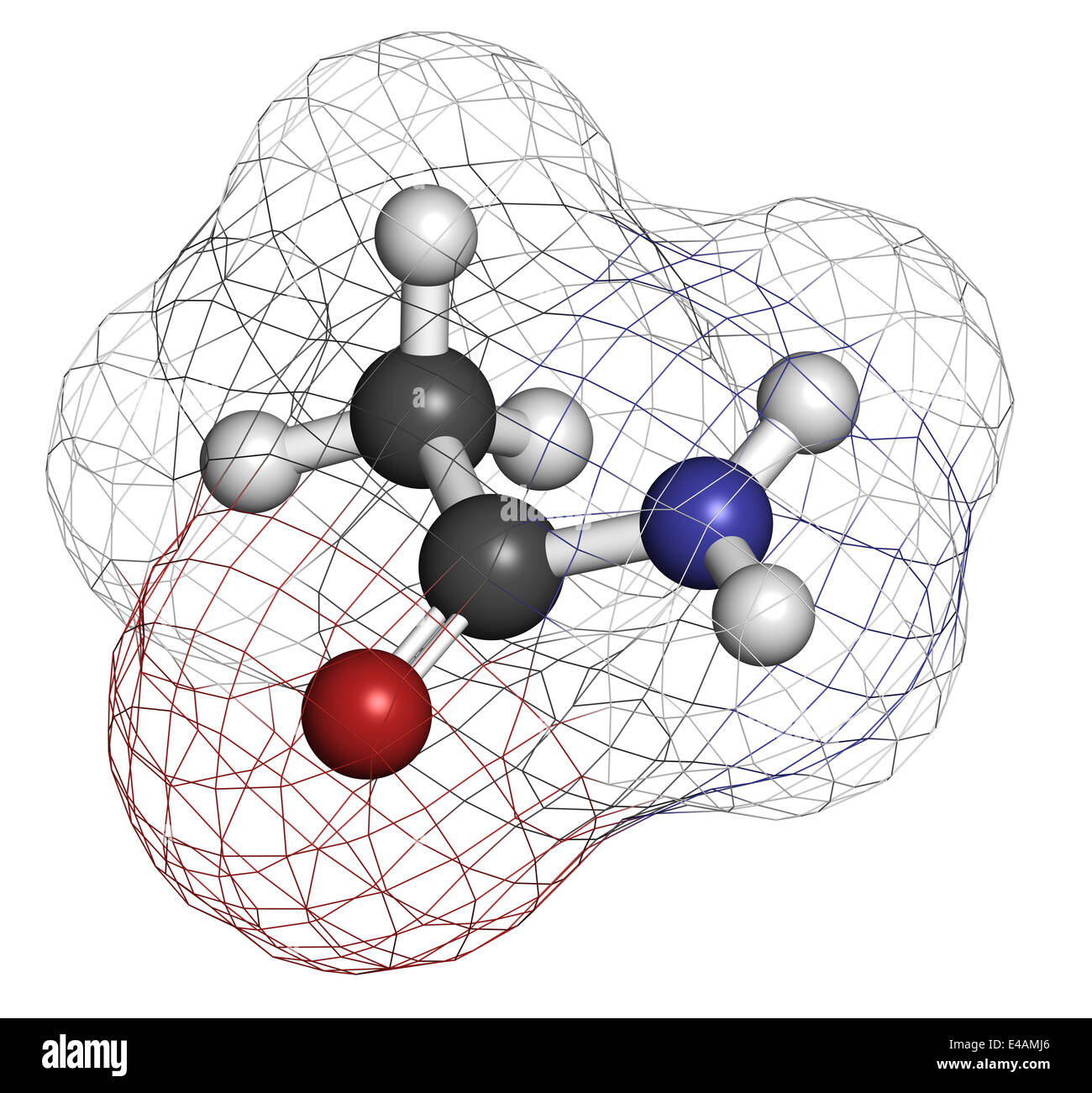 Acetamide (ethanamide) molecule. Used as plasticizer and industrial ...