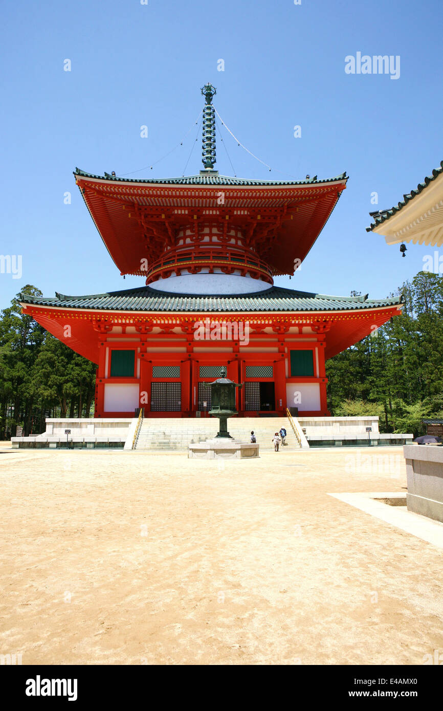 Dai Garan complex Koyasan Koya Japan Stock Photo - Alamy