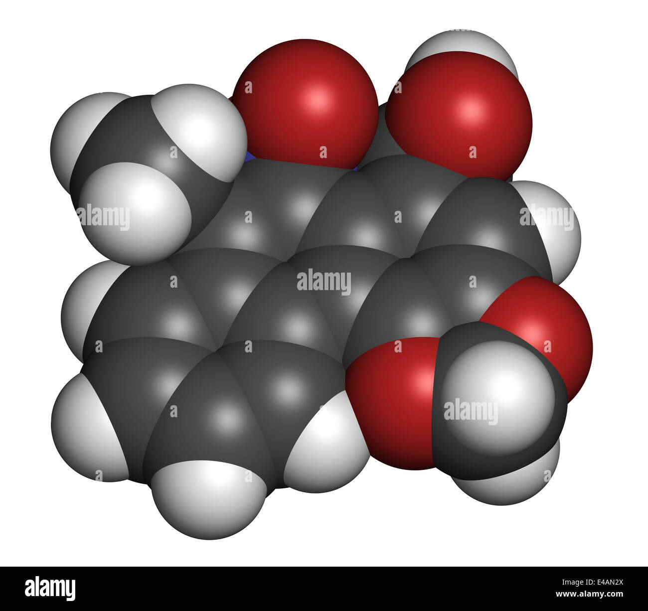 Aristolochic acid plant poison molecule. Has carcinogenic and ...