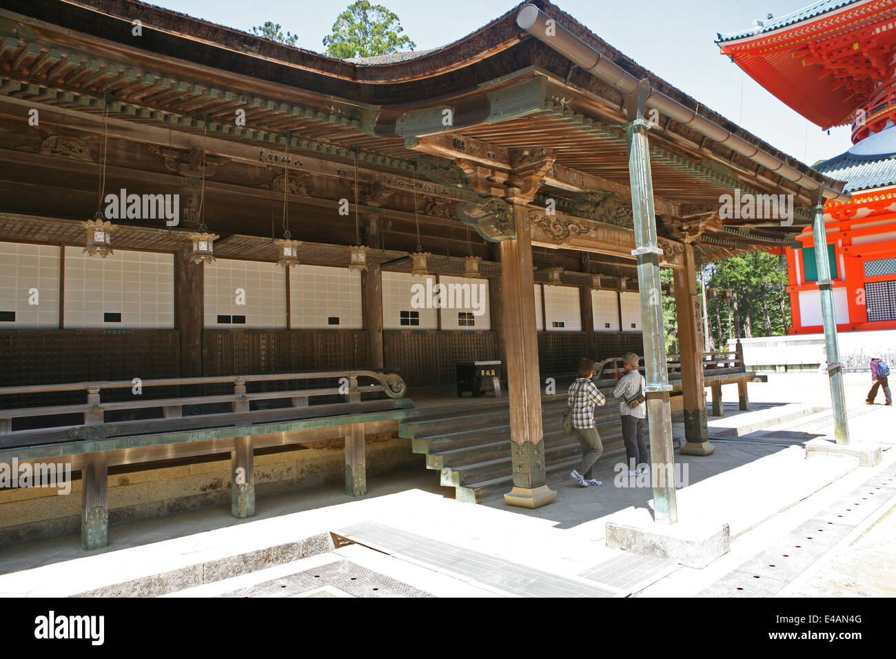 Part of the Dai Garan complex in Koyasan Japan Stock Photo - Alamy