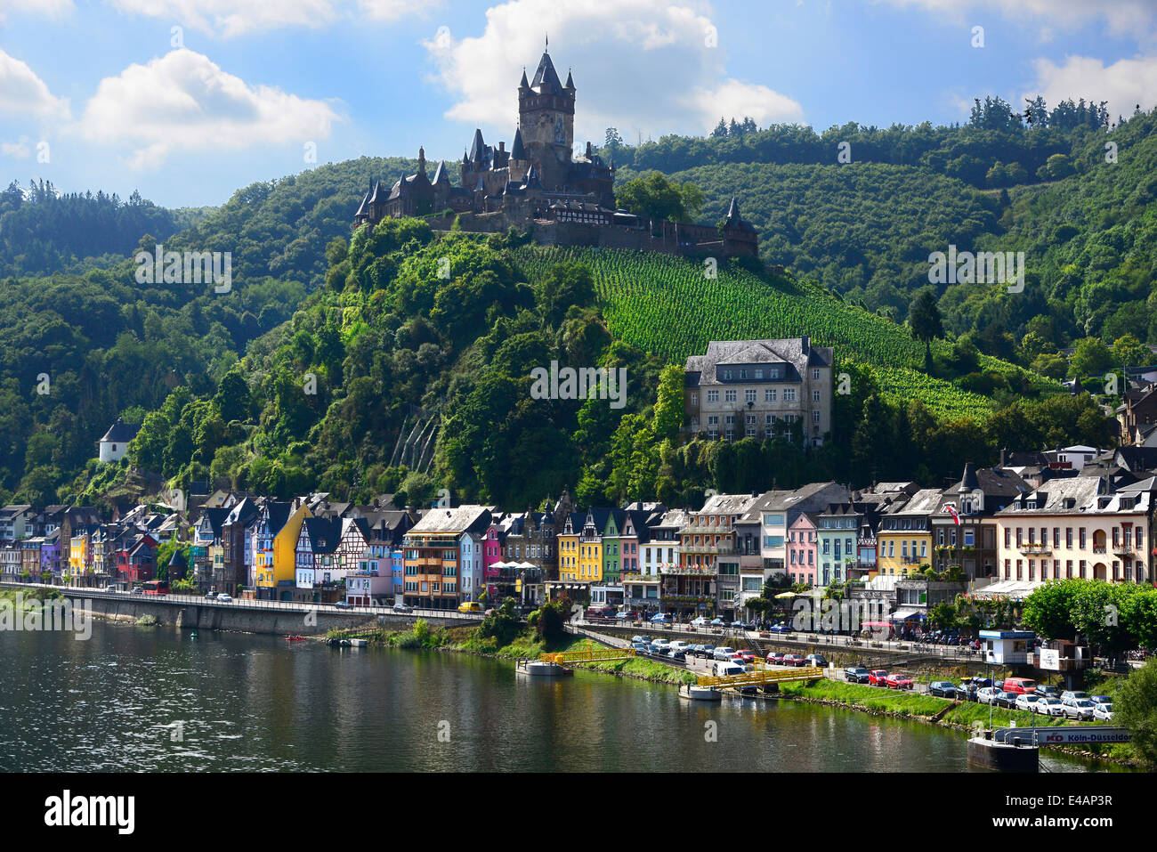 River Cruises Cochem Germany Mosel DE Europe Stock Photo - Alamy