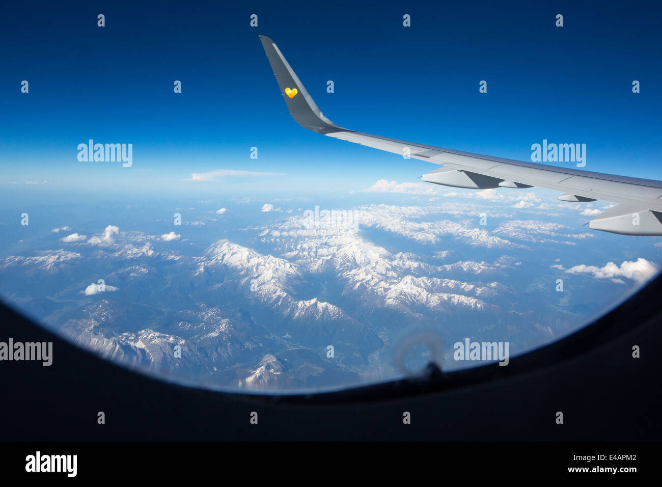 Alps from the air hi-res stock photography and images - Alamy