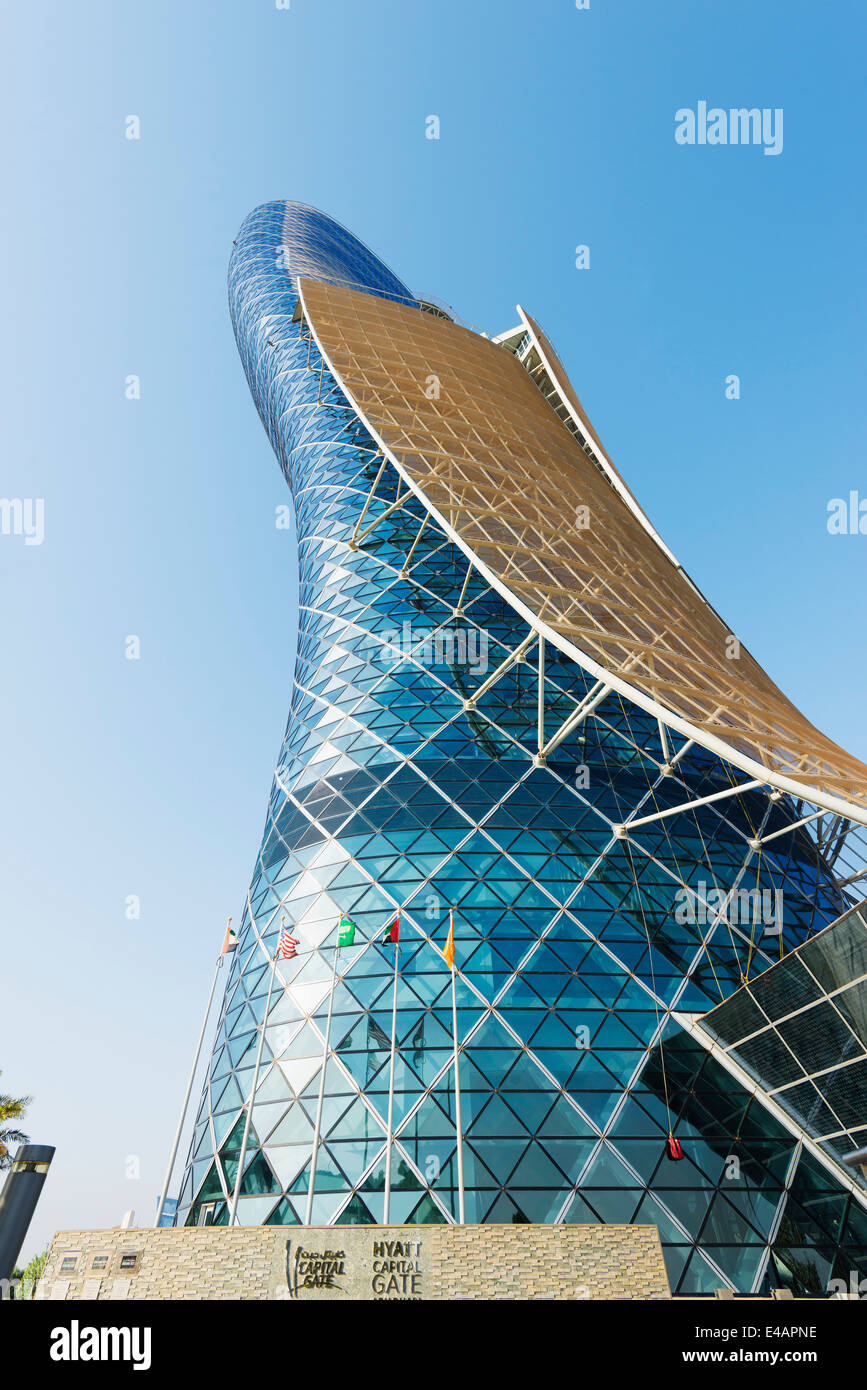 Capital gate tower abu dhabi hi-res stock photography and images - Alamy