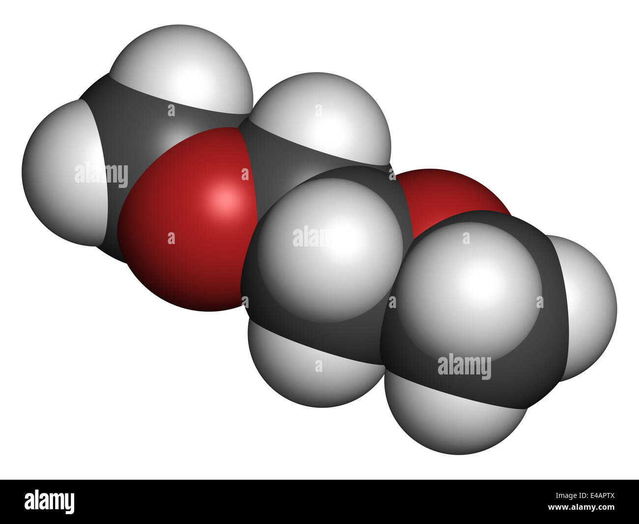 Dimethoxyethane chemical solvent molecule hi-res stock photography and ...