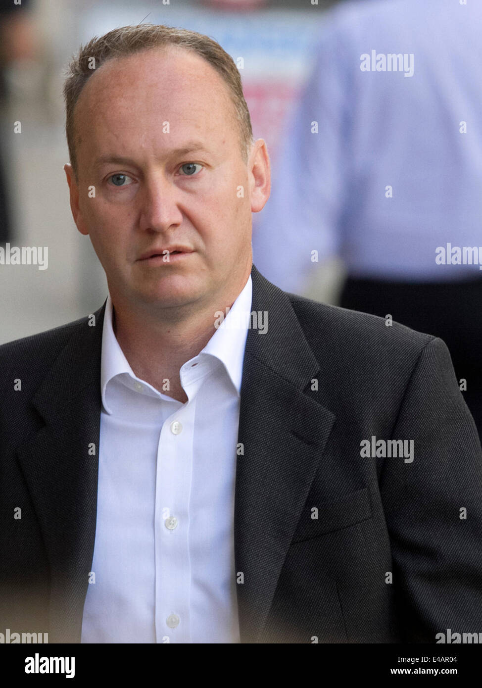 London UK. 7th July 2014. Gary Clarence arrives at the Old Bailey as ...