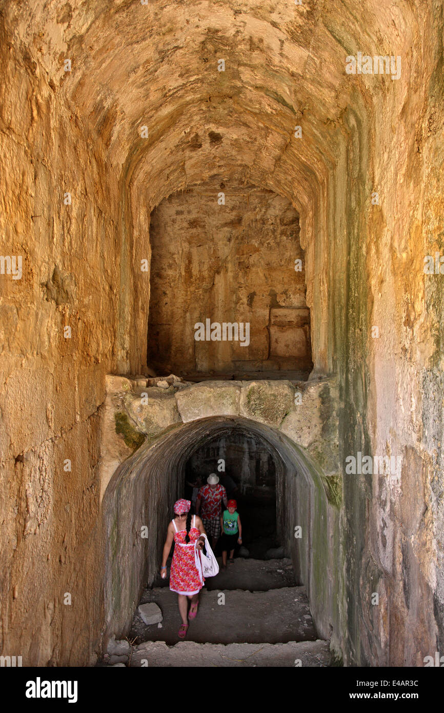 Inside the castle of Neratzia (or "Nerantzia"- Castle of the Knights ...