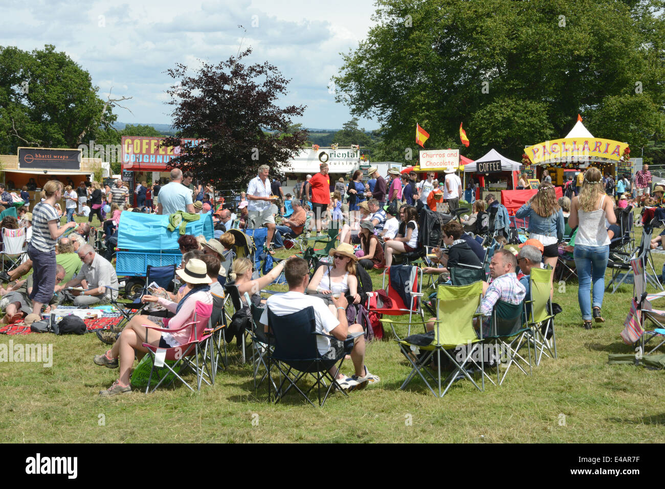 Cornbury Festival, Great Tew, Oxfordshire, UK Stock Photo - Alamy