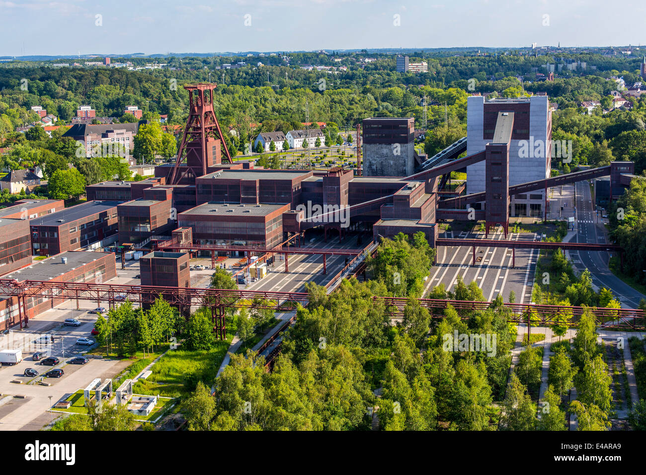 UNESCO world heritage site, Zeche Zollverein, Essen, Germany. Formerly ...