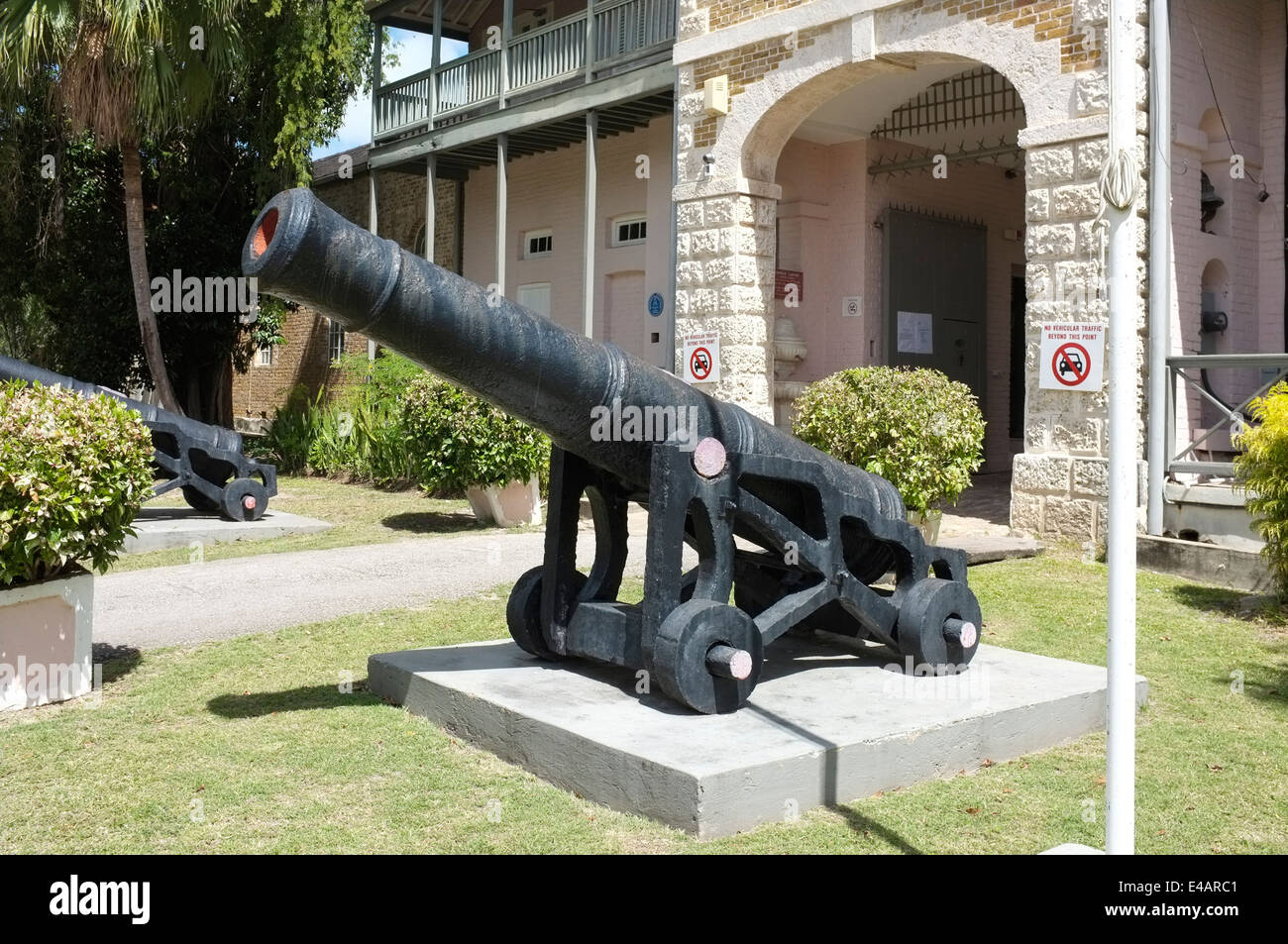 Military Prison at the Barbados Garrison, Hastings, Barbados Stock ...