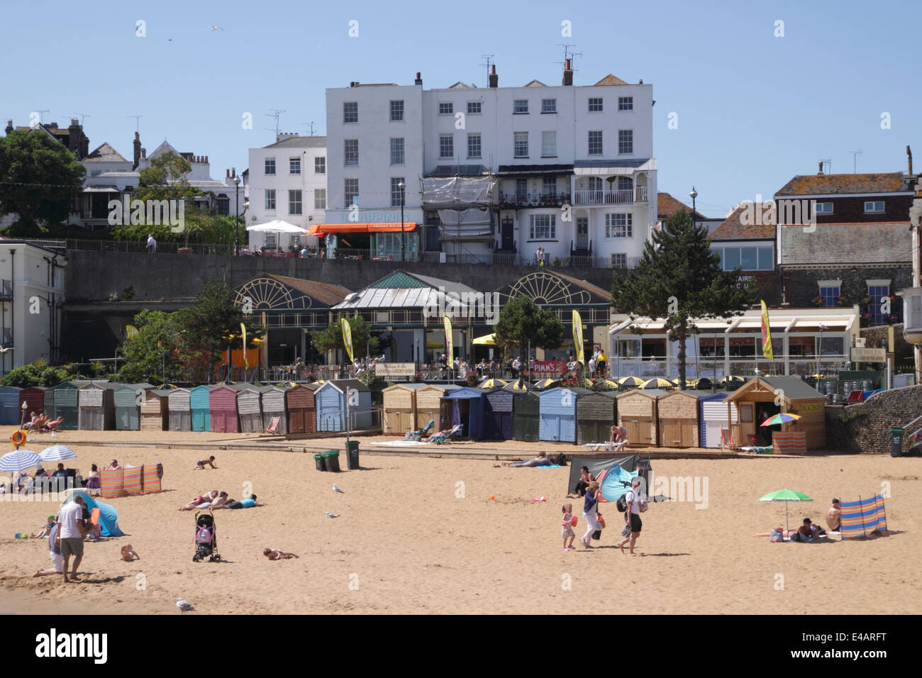 Seafront Viking Bay Broadstairs Kent Stock Photo - Alamy