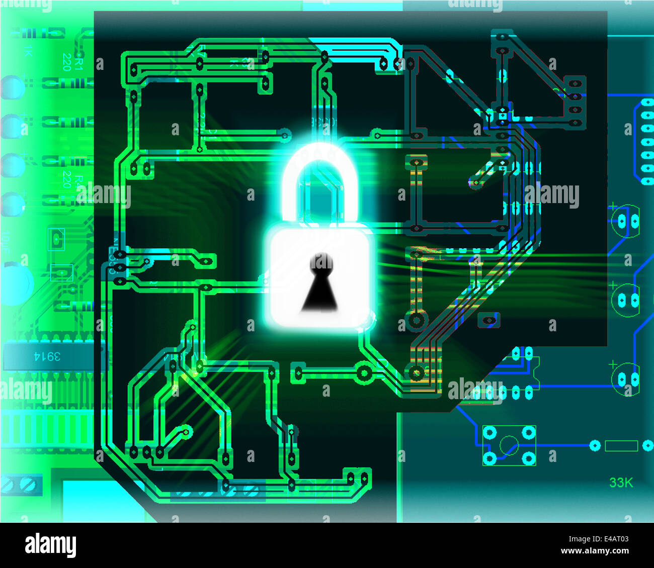Cyber security concept abstract hi-res stock photography and images - Alamy