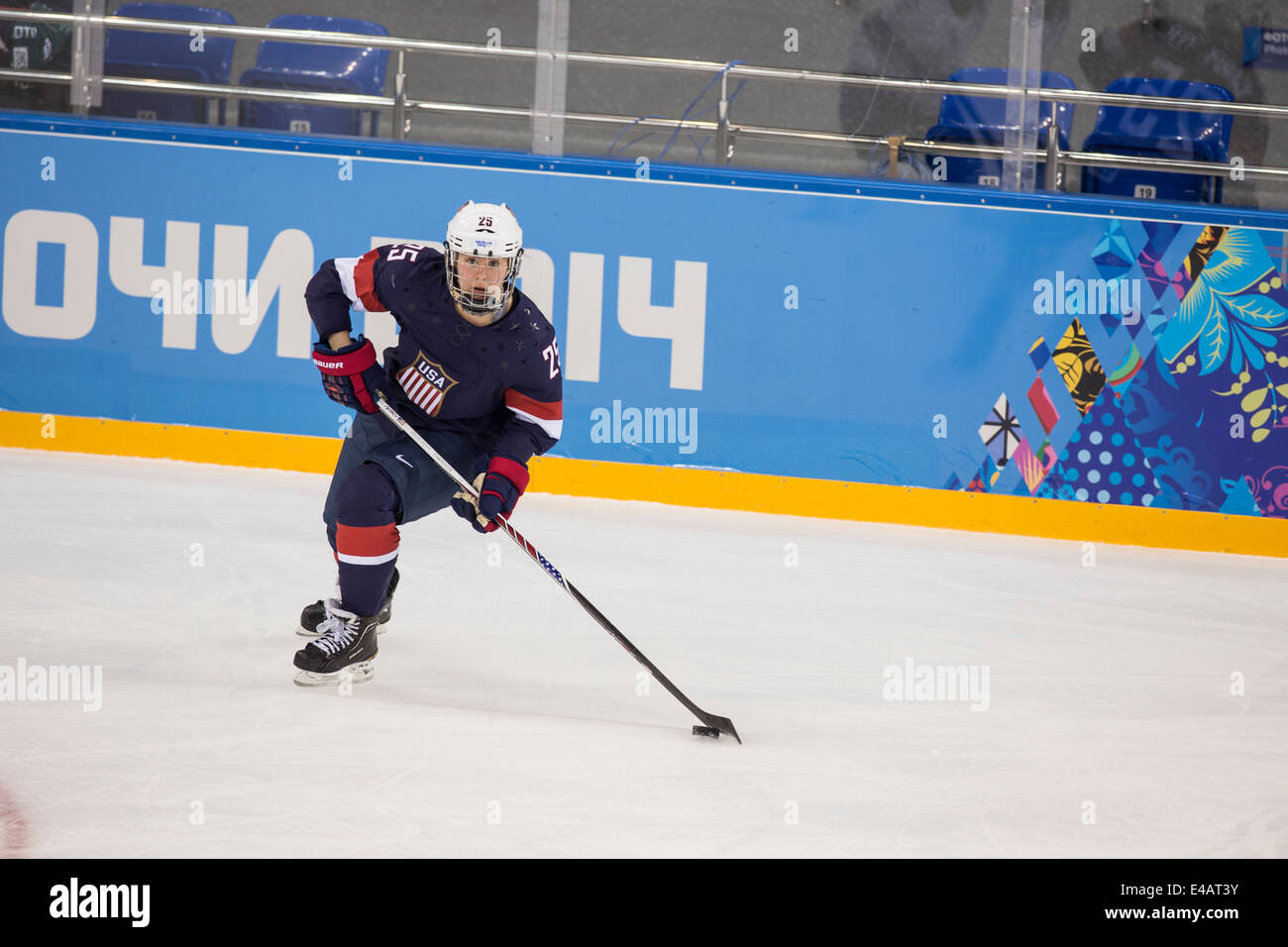 Alex Carpenter (USA) during ice hockey game vs FIN at the Olympic ...
