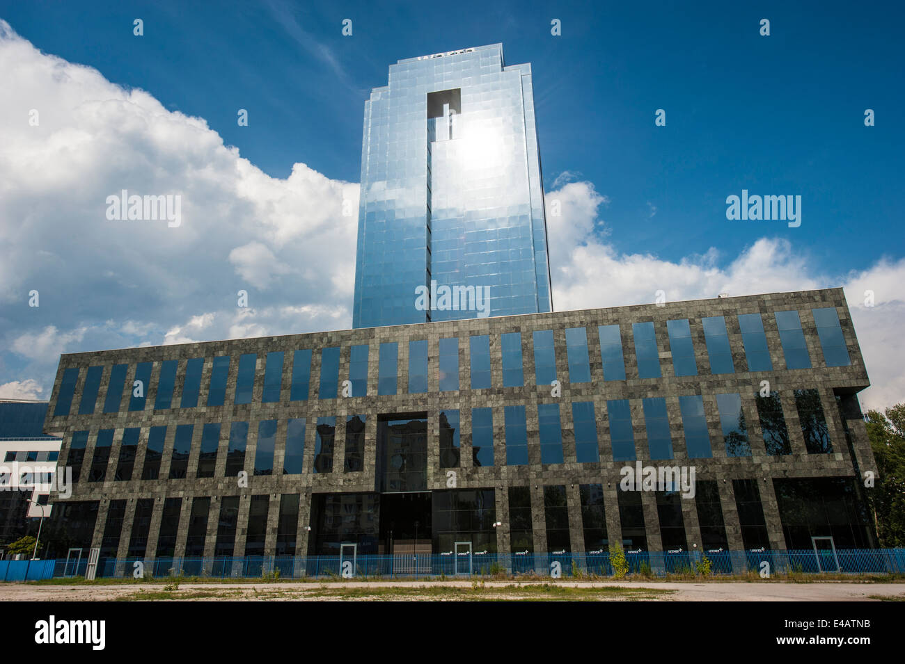Modern high-rise office building in Warsaw, Poland Stock Photo - Alamy