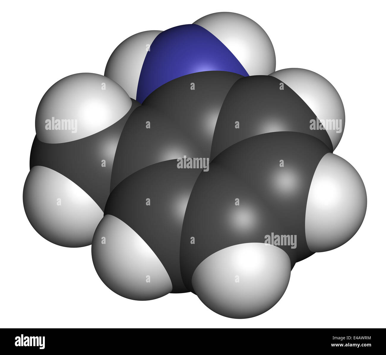 Toluidine ortho toluidine methylaniline molecule hi-res stock ...