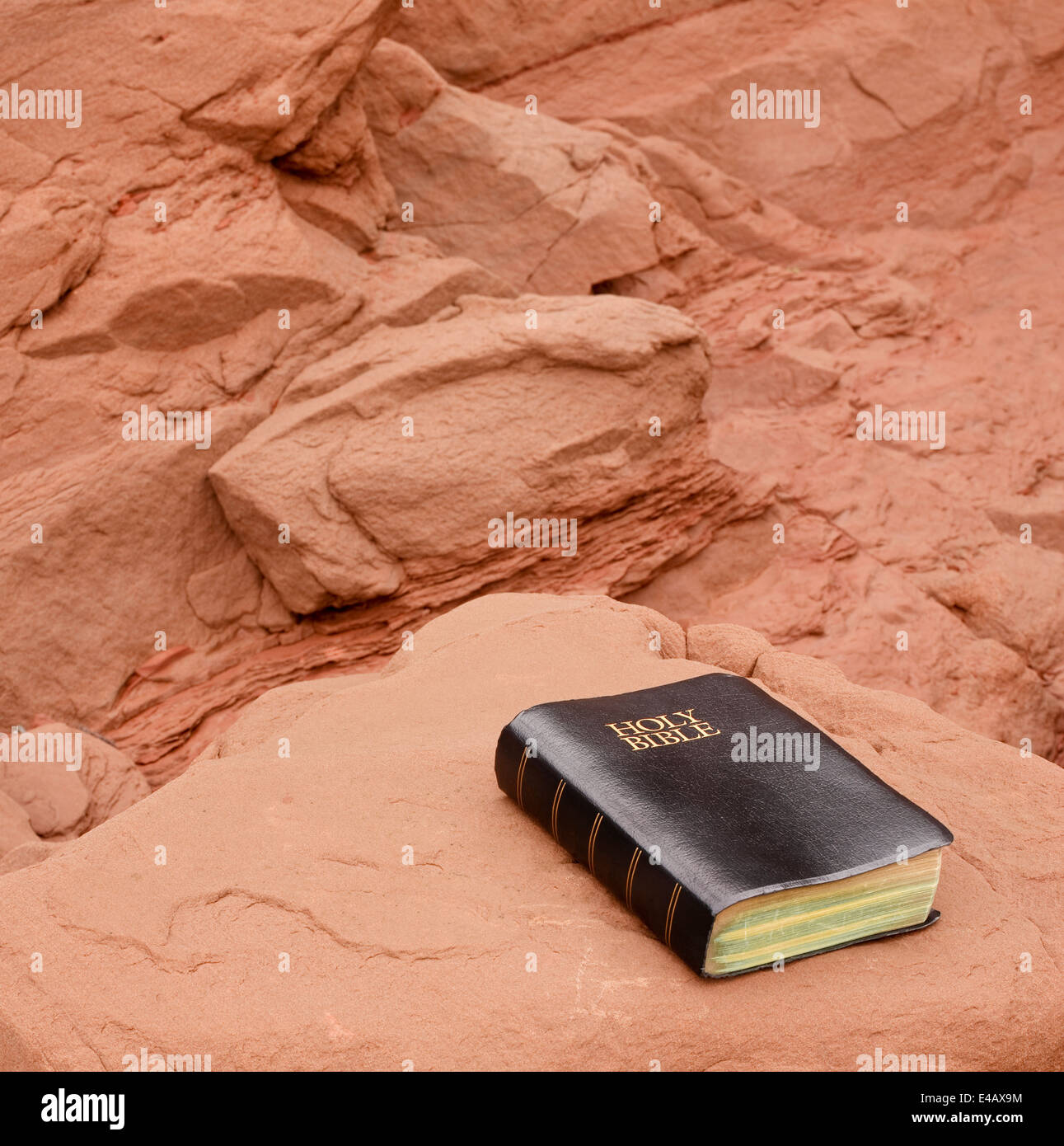 Holy Bible on sandstone Stock Photo - Alamy