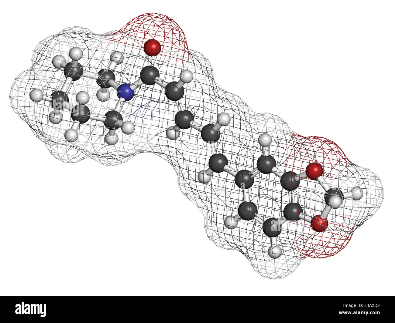 Piperine black pepper molecule. Responsible for the pungency of black ...