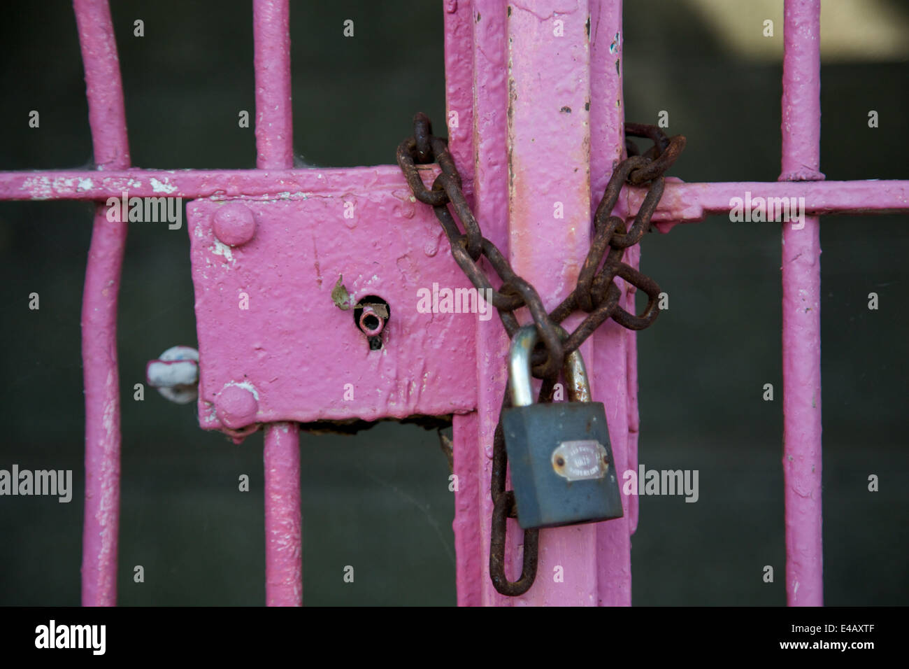 Metal Gate and Door Decoration at Heybeliada Istanbul Turkey Stock ...