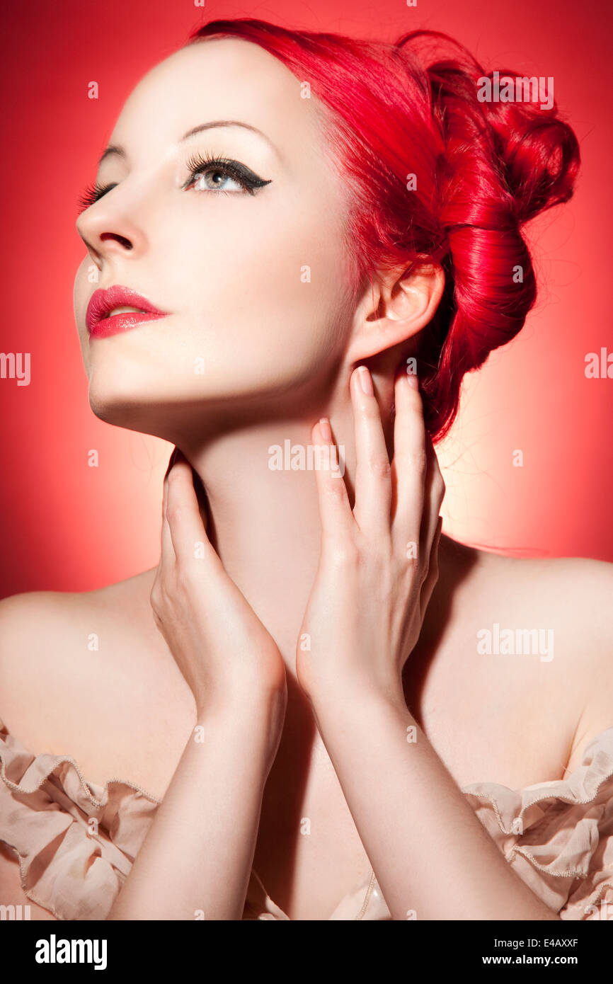 Beautiful, elegant woman Stock Photo - Alamy