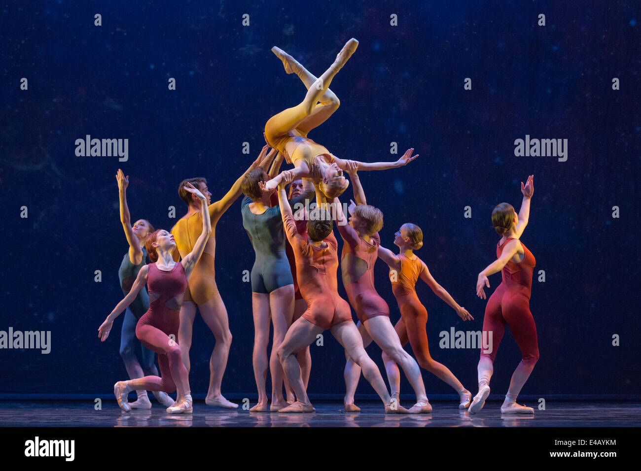 New English Ballet Theatre (NEBT), Peacock Theatre, London. Orbital ...