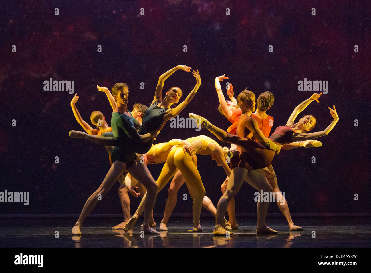 New English Ballet Theatre (NEBT), Peacock Theatre, London. Orbital ...