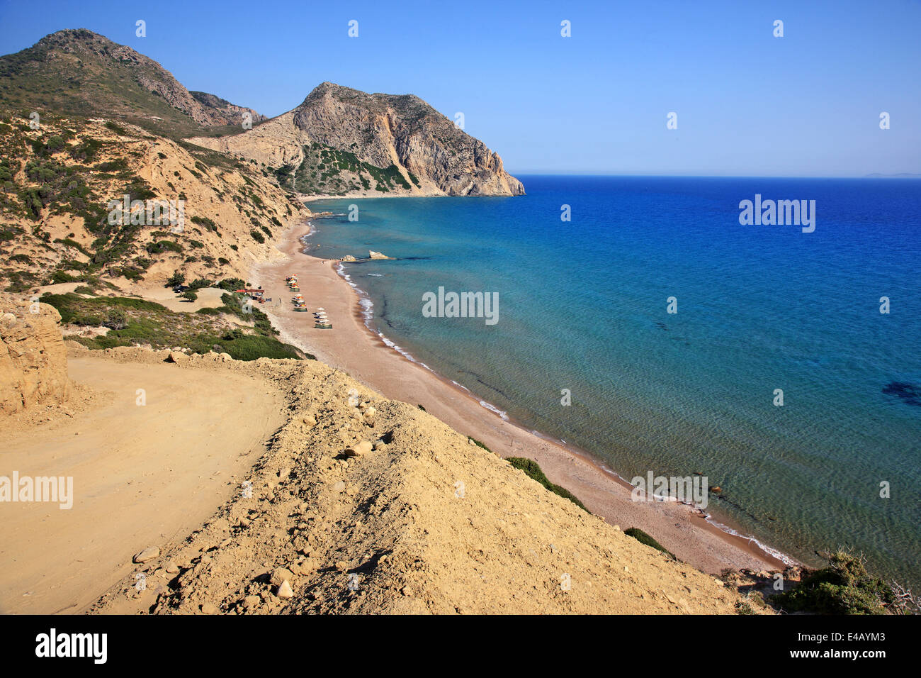 Kavo Paradiso beach (Hilandriou bay), area of Kefalos, Kos island ...