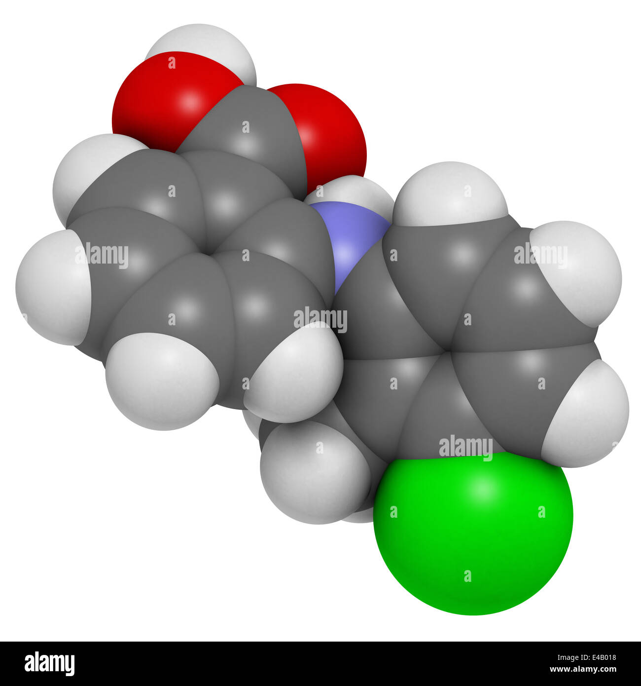 Tolfenamic acid NSAID drug. Used in treatment of inflammation and ...