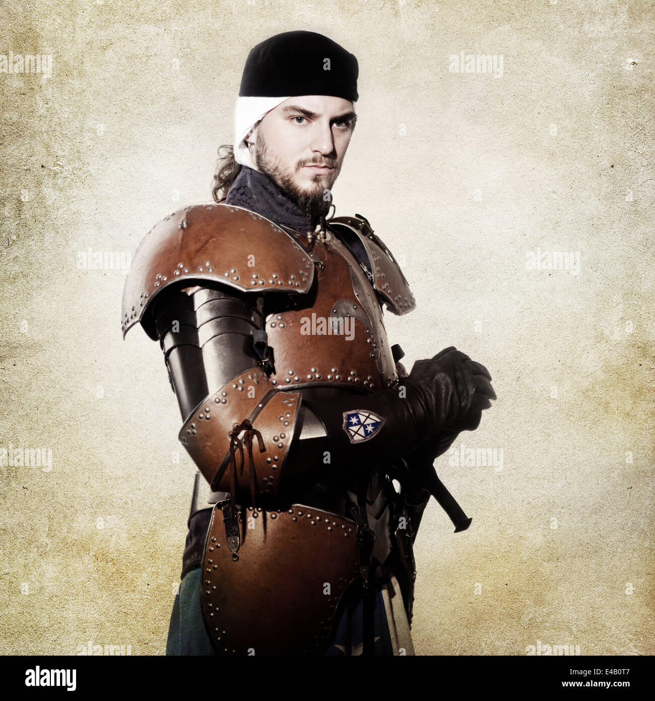 medieval knight in armor Stock Photo - Alamy
