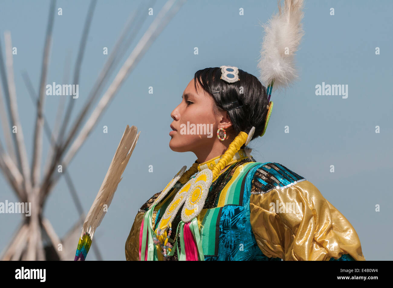 Canadian jingle dress hi-res stock photography and images - Alamy