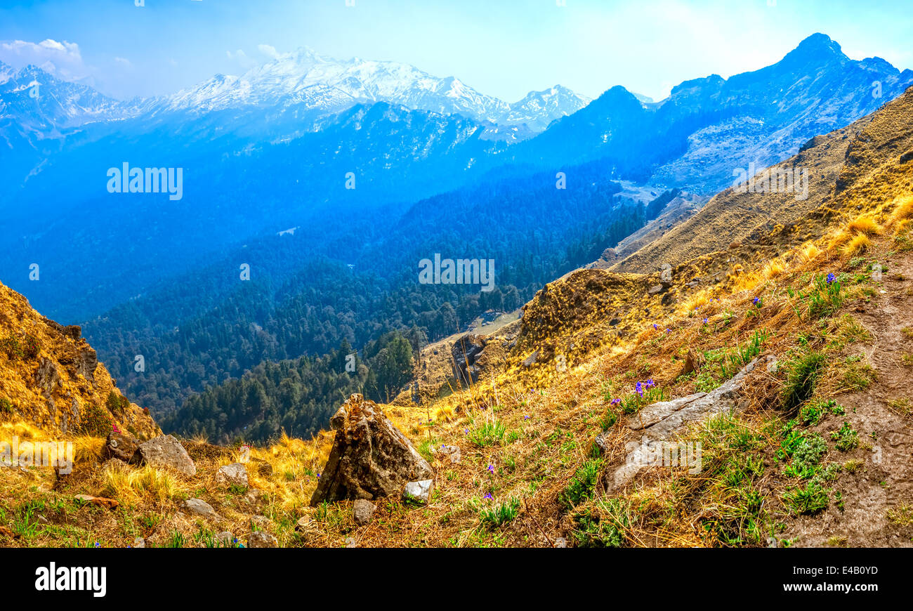 Himalayan mountain range Stock Photo - Alamy