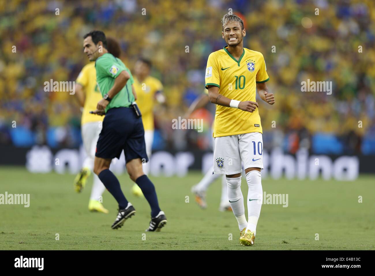 Fortaleza, Brazil. 4th July, 2014. Neymar (BRA) Football/Soccer : FIFA World Cup Brazil 2014 ...
