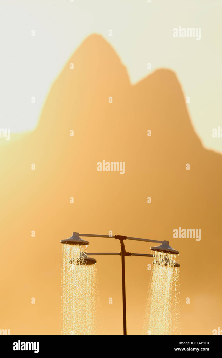 Brazilian beach showers hi-res stock photography and images - Alamy