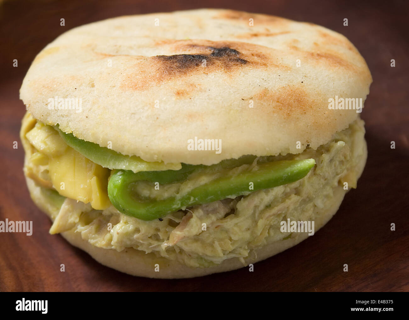 Arepa Meal typical Venezuelan Stock Photo - Alamy