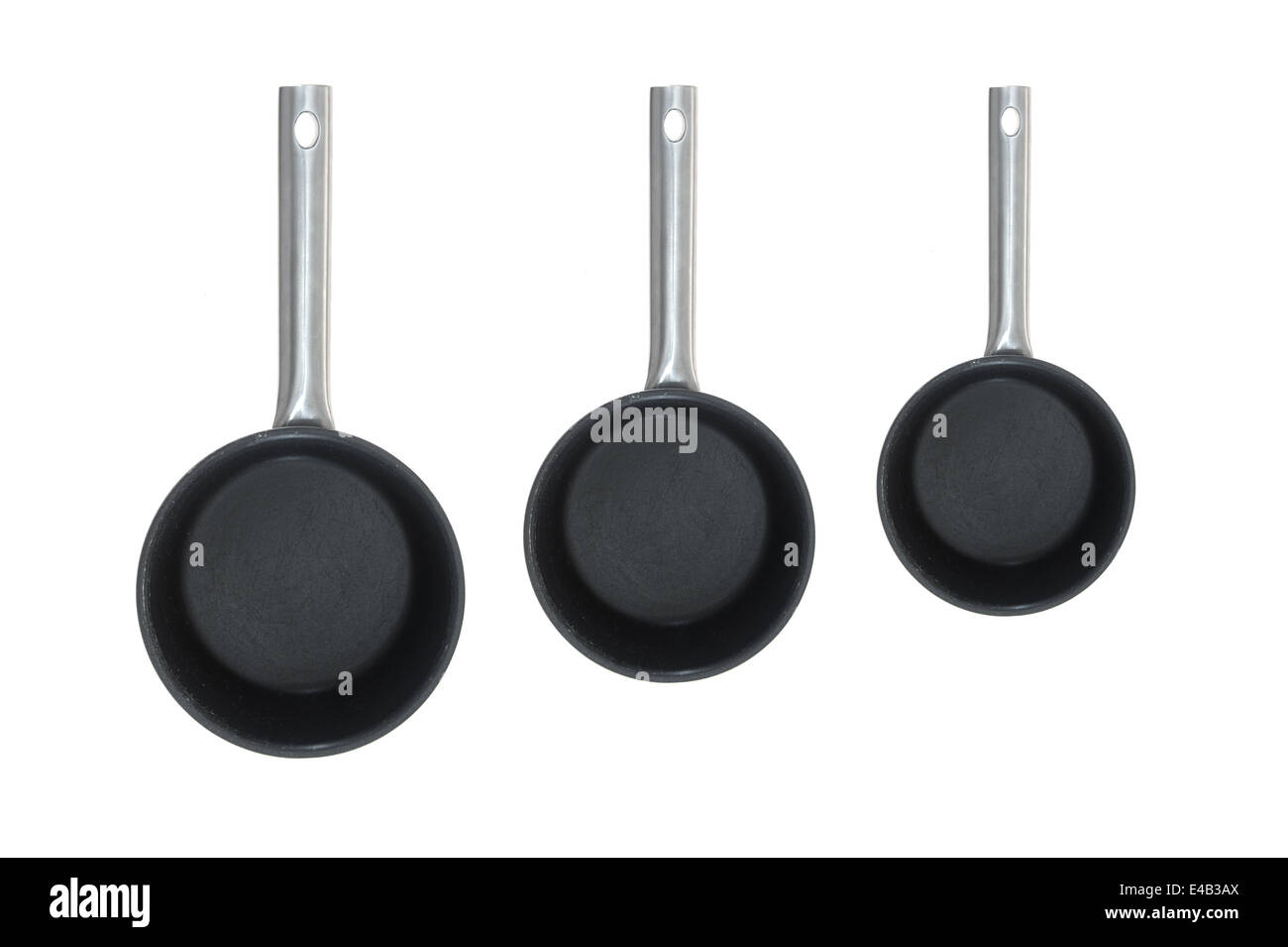 Steel saucepan above Cut Out Stock Images & Pictures - Alamy