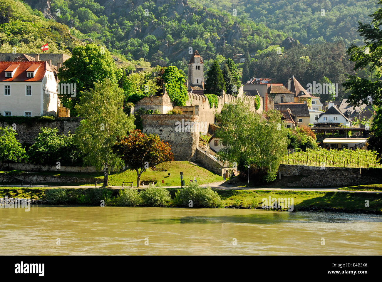 Durnstein on the River Danube in Austria Stock Photo - Alamy