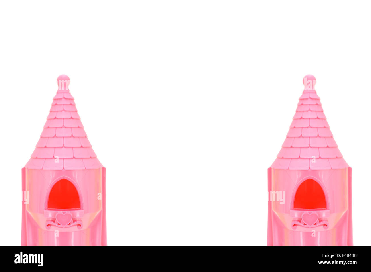 Isolated single cartoon castle tower hi-res stock photography and ...