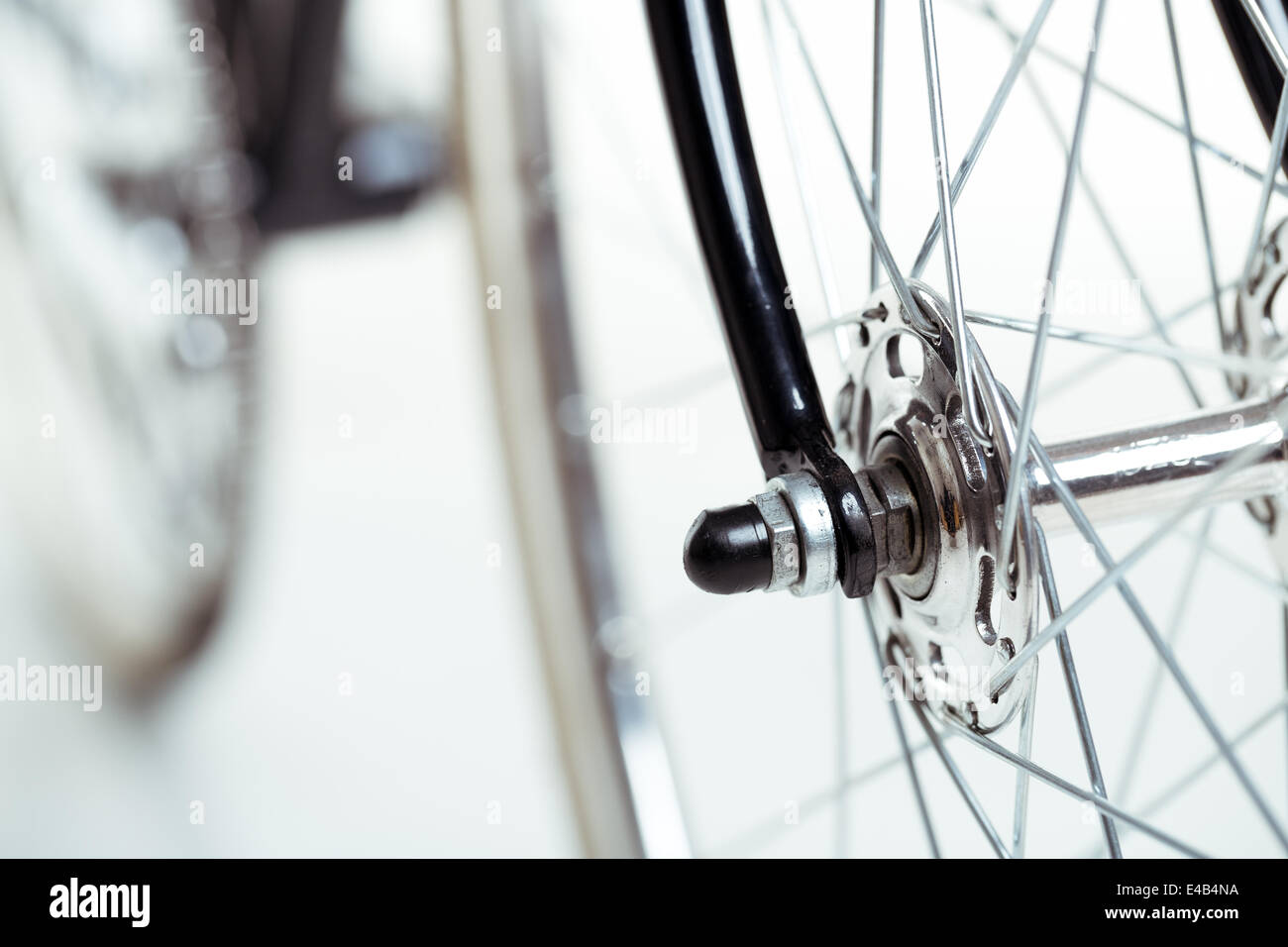 Stylish bicycle isolated on white background Stock Photo - Alamy