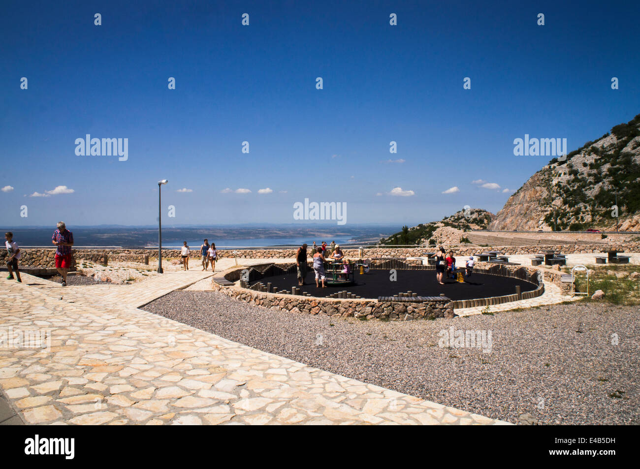 Rest place, area, view point, children playground, Odmoriste Marune on ...