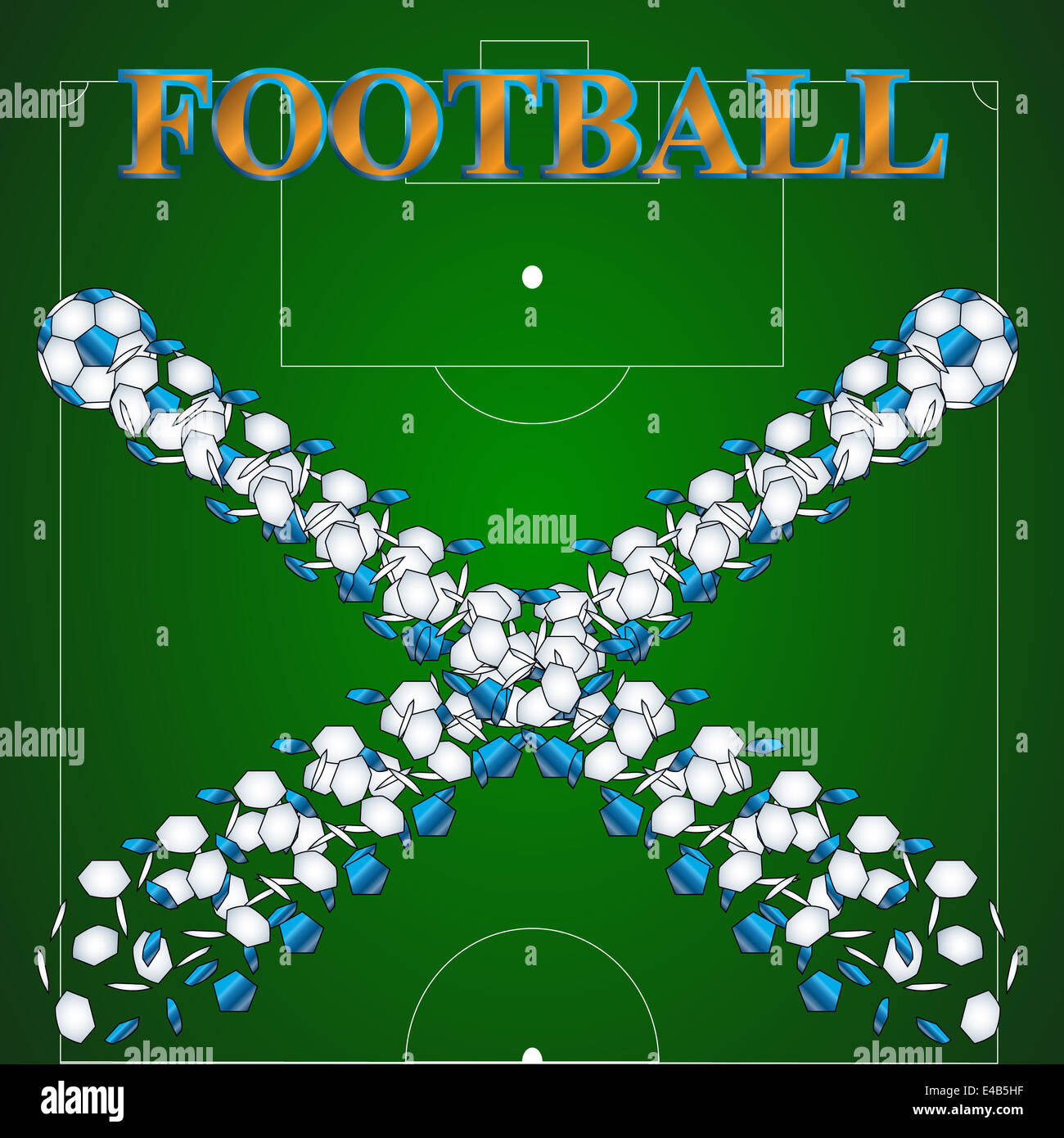 Football symbol hi-res stock photography and images - Alamy