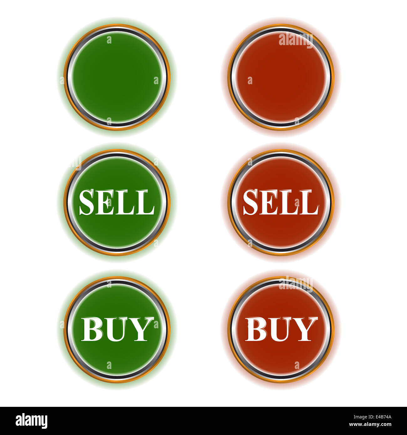 Vector red green marketing Cut Out Stock Images & Pictures - Alamy